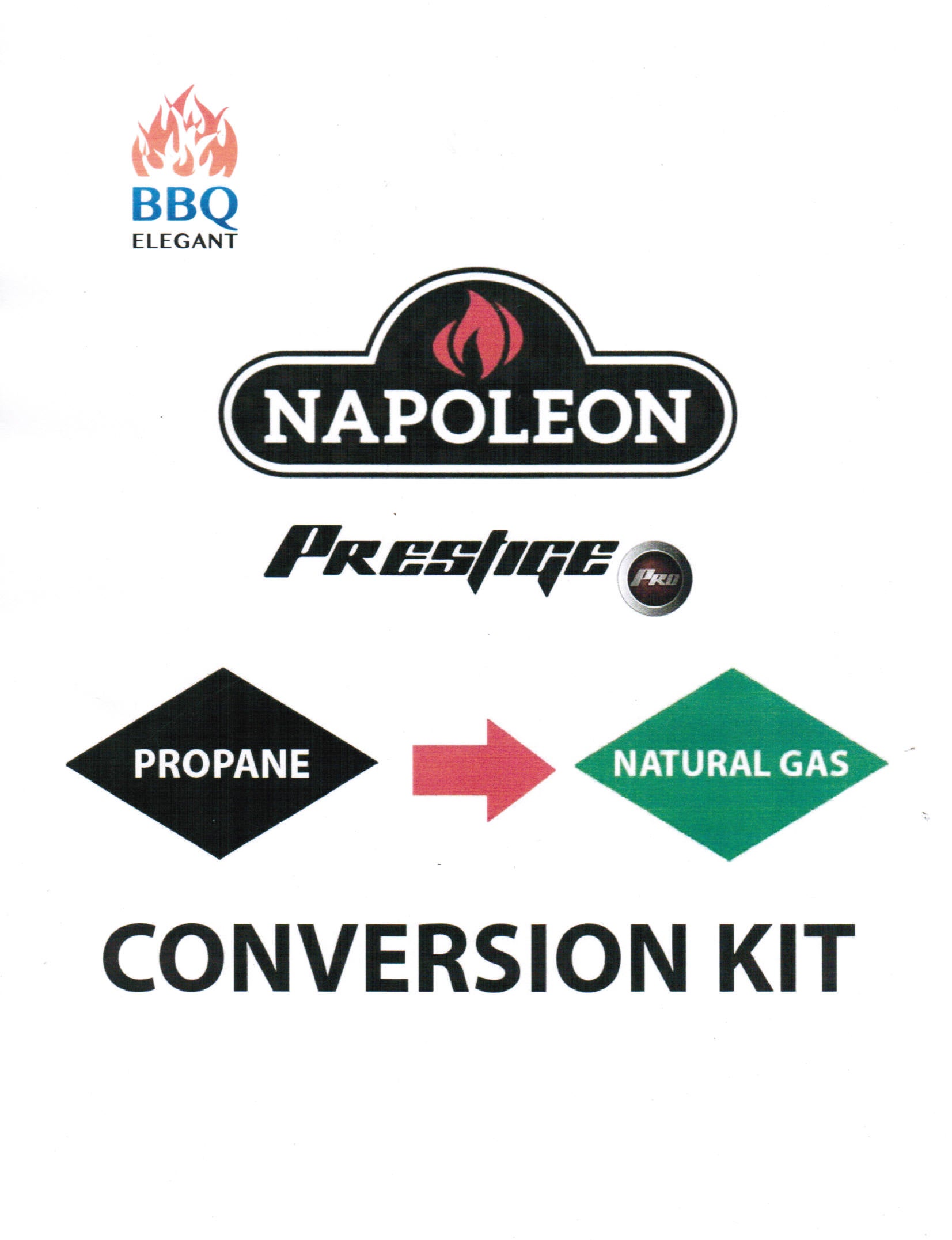 NAPOLEON ENS. DE CONVERSION LP À NG N370-0964 KIT | BBQ ELEGANT Service ...